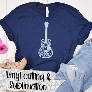 Filigree Guitars SVG Cut Files (svg Dxf Png Eps Jpeg) Silhouette ...