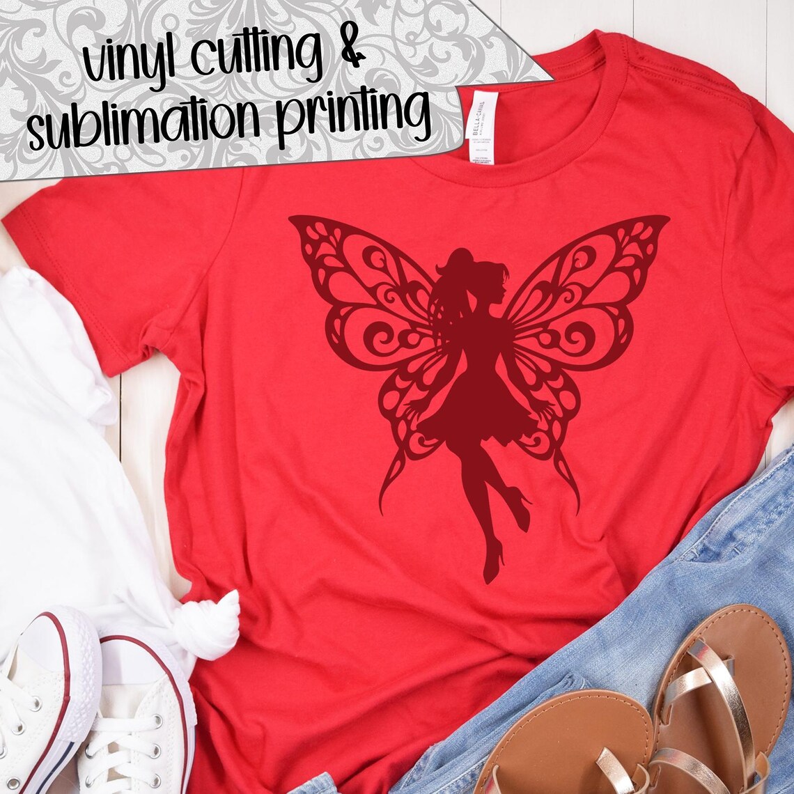 Filigree Fairies SVG Cut Files (svg Dxf Png Eps Jpeg) Silhouette ...