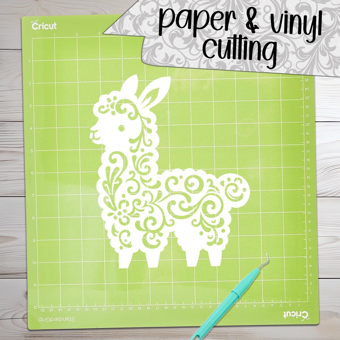 Alpaca SVG Cut Files (svg Dxf Png Eps Jpeg) Silhouette & Cricut ...