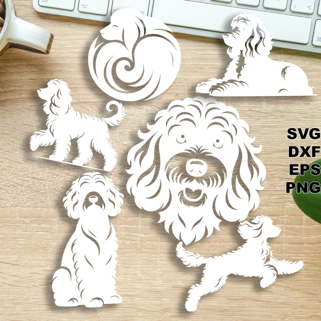 Cockapoo SVG Cut Files (svg Dxf Png Eps) Silhouette & Cricut, Digital ...