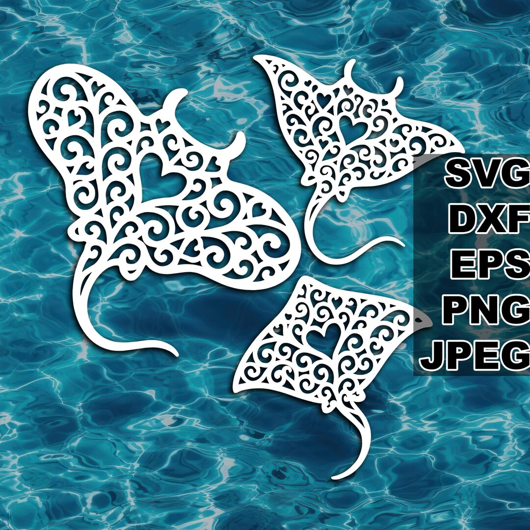 Lovely Rays SVG Cut Files (svg Dxf Png Eps Jpeg) Silhouette & Cricut ...