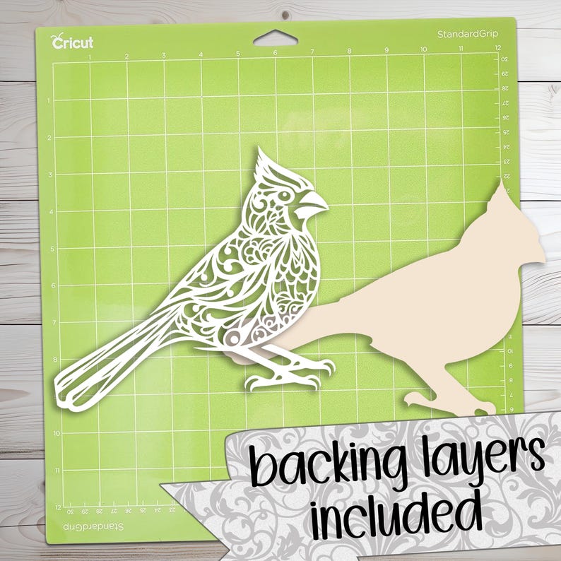 Northern Cardinal SVG Cut Files (svg Dxf Png Eps Jpeg) Silhouette ...