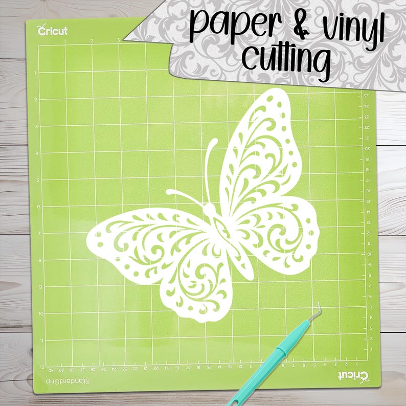 Filigree Monarch Butterfly SVG Cut Files (svg Dxf Png Eps Jpeg ...