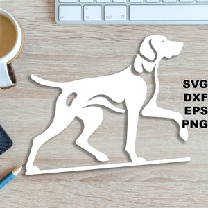 Shorthaired Pointer Dog SVG Cut Files svg Dxf Png Eps Silhouette ...