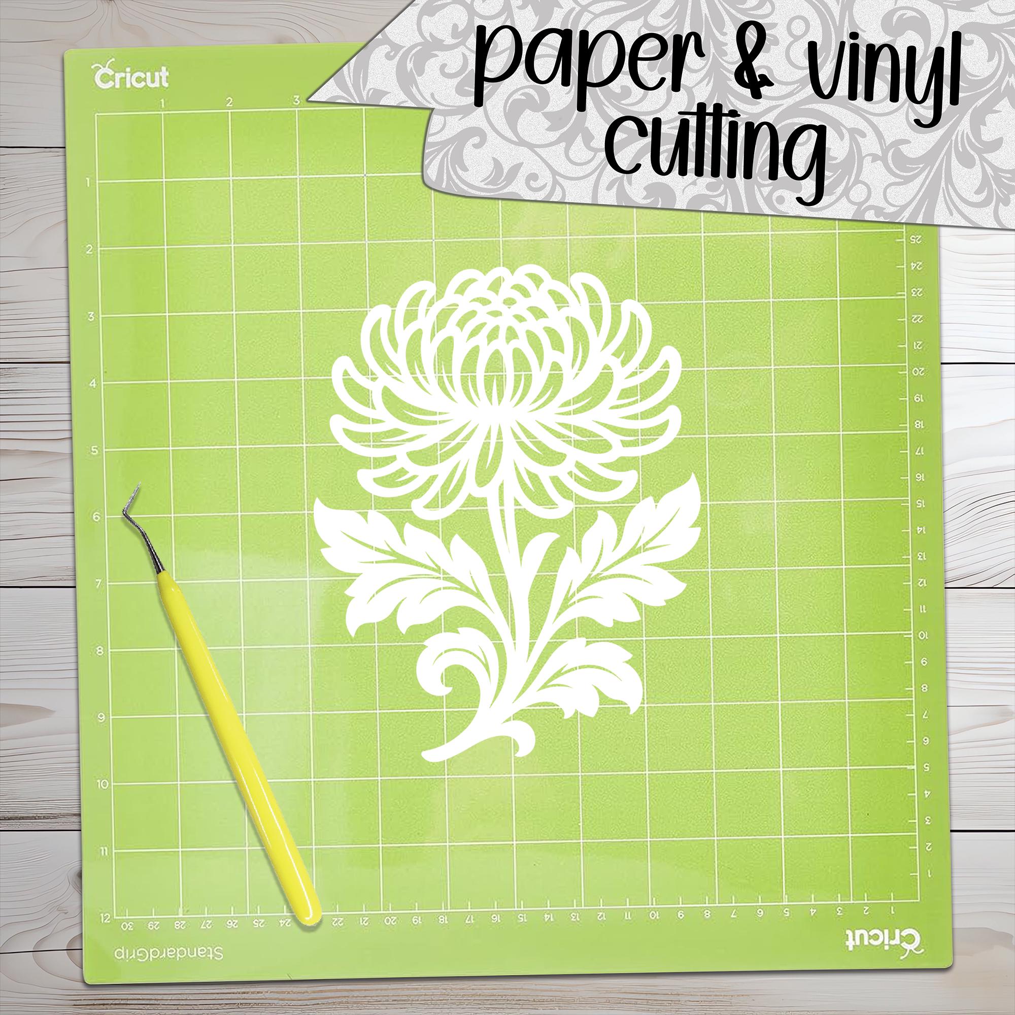Filigree Fall Flowers SVG Cut Files (svg Dxf Png Eps Jpeg) Silhouette ...