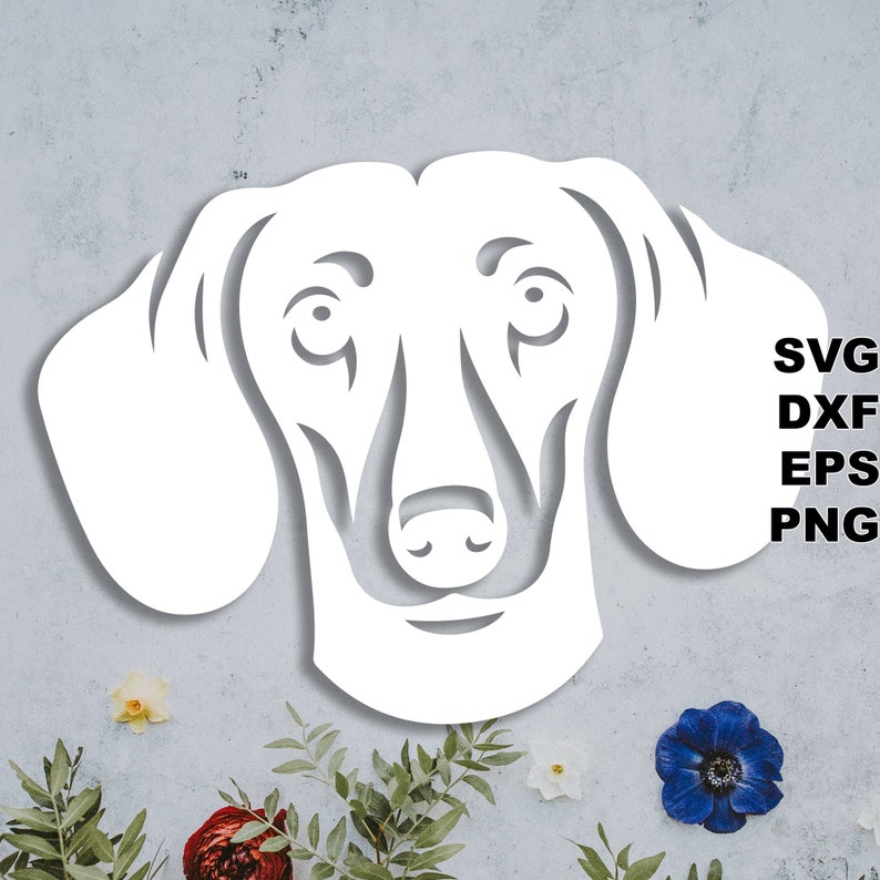 Dachshund Weiner Dog SVG Cut Files svg Dxf Png Eps Silhouette & Cricut ...