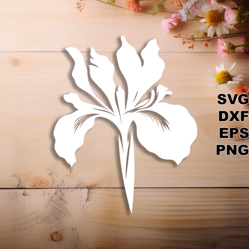 Japanese Flora SVG Cut Files (svg Dxf Png Eps) Vinyl and Paper Cut, CNC ...