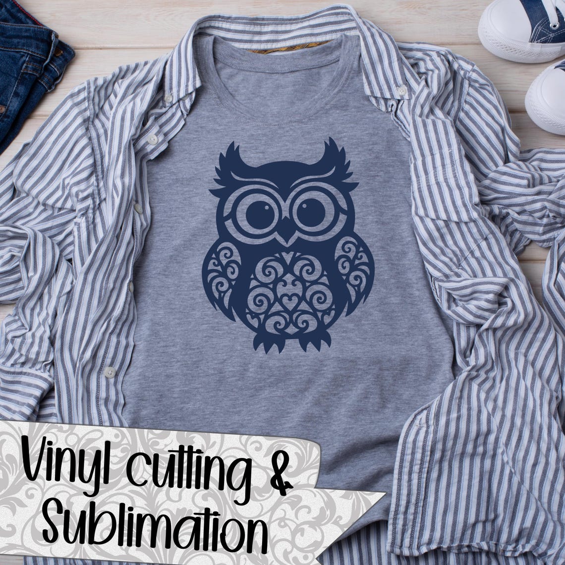 Adorable Filigree Owls SVG Cut Files (svg Dxf Png Eps Jpeg) Silhouette ...