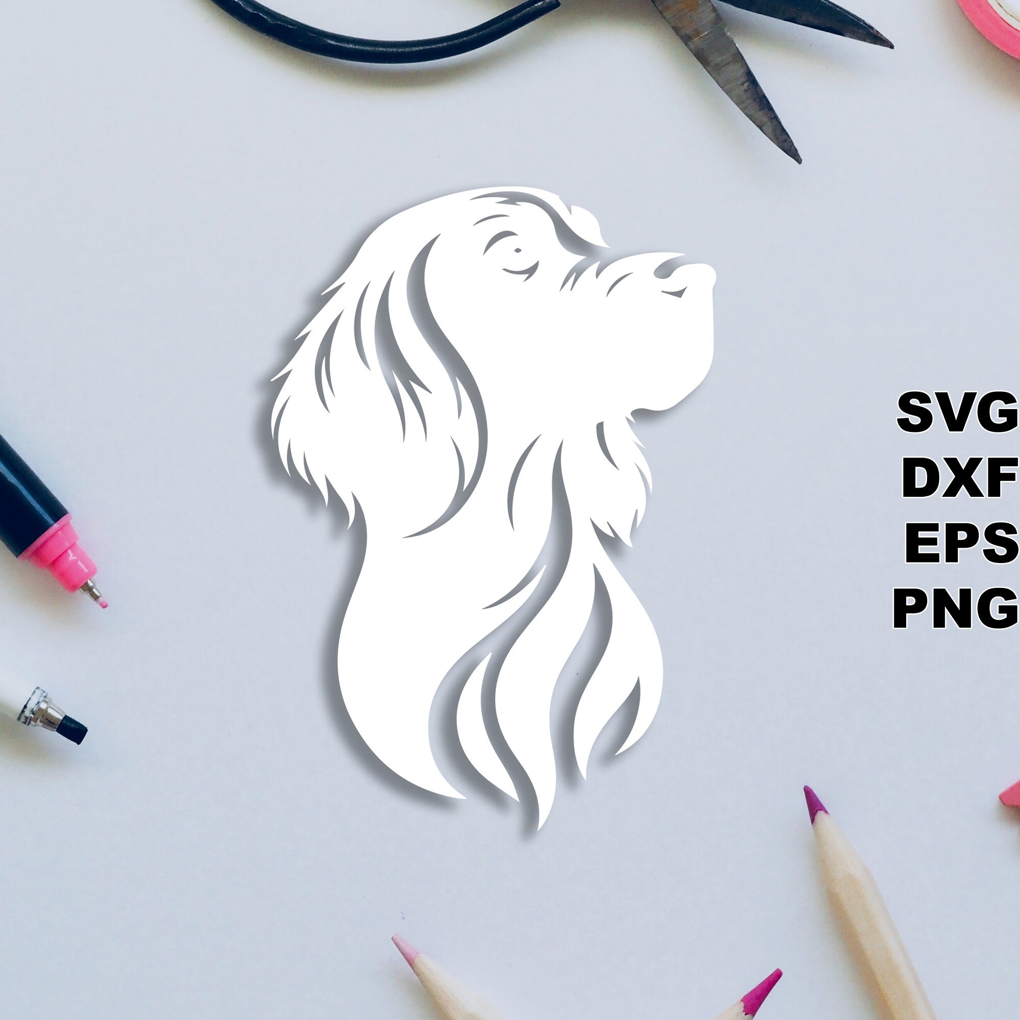 Boykin Spaniel SVG Cut Files svg Dxf Png Eps Silhouette & Cricut ...