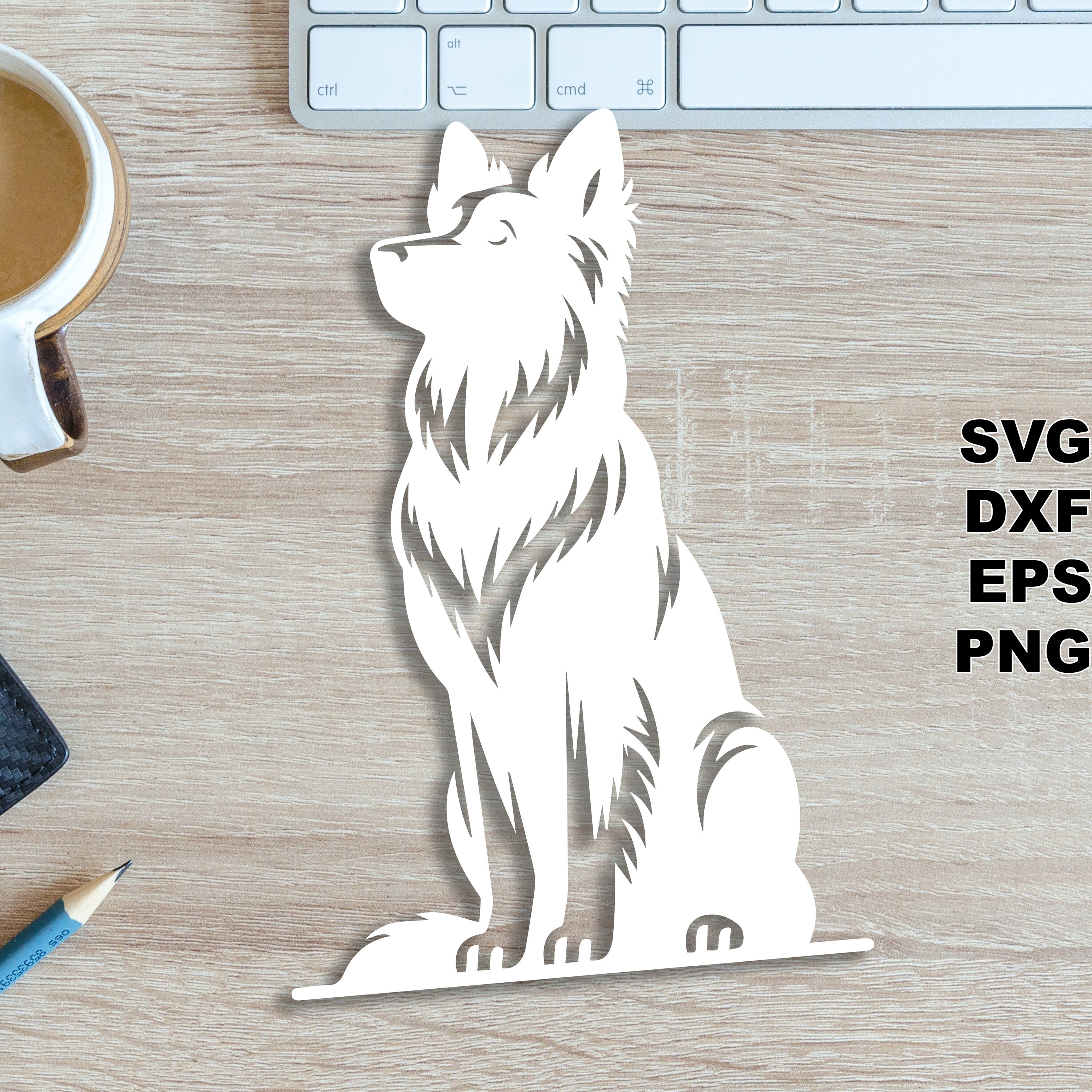 German Shepherd SVG Cut Files svg Dxf Png Eps Silhouette & Cricut ...