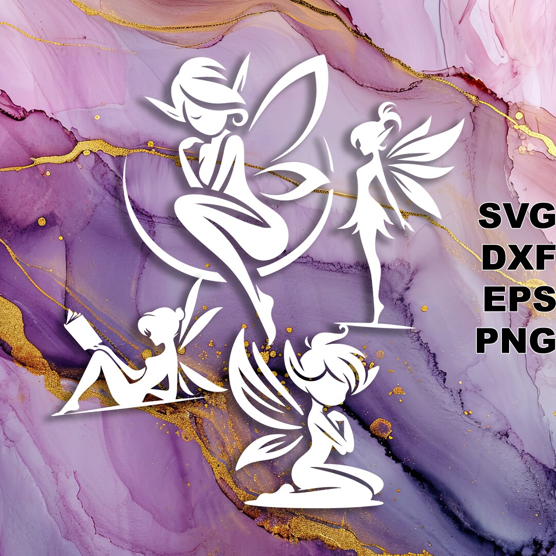 Pixie SVG Cut Files svg Dxf Png Eps Silhouette & Cricut, Digital ...
