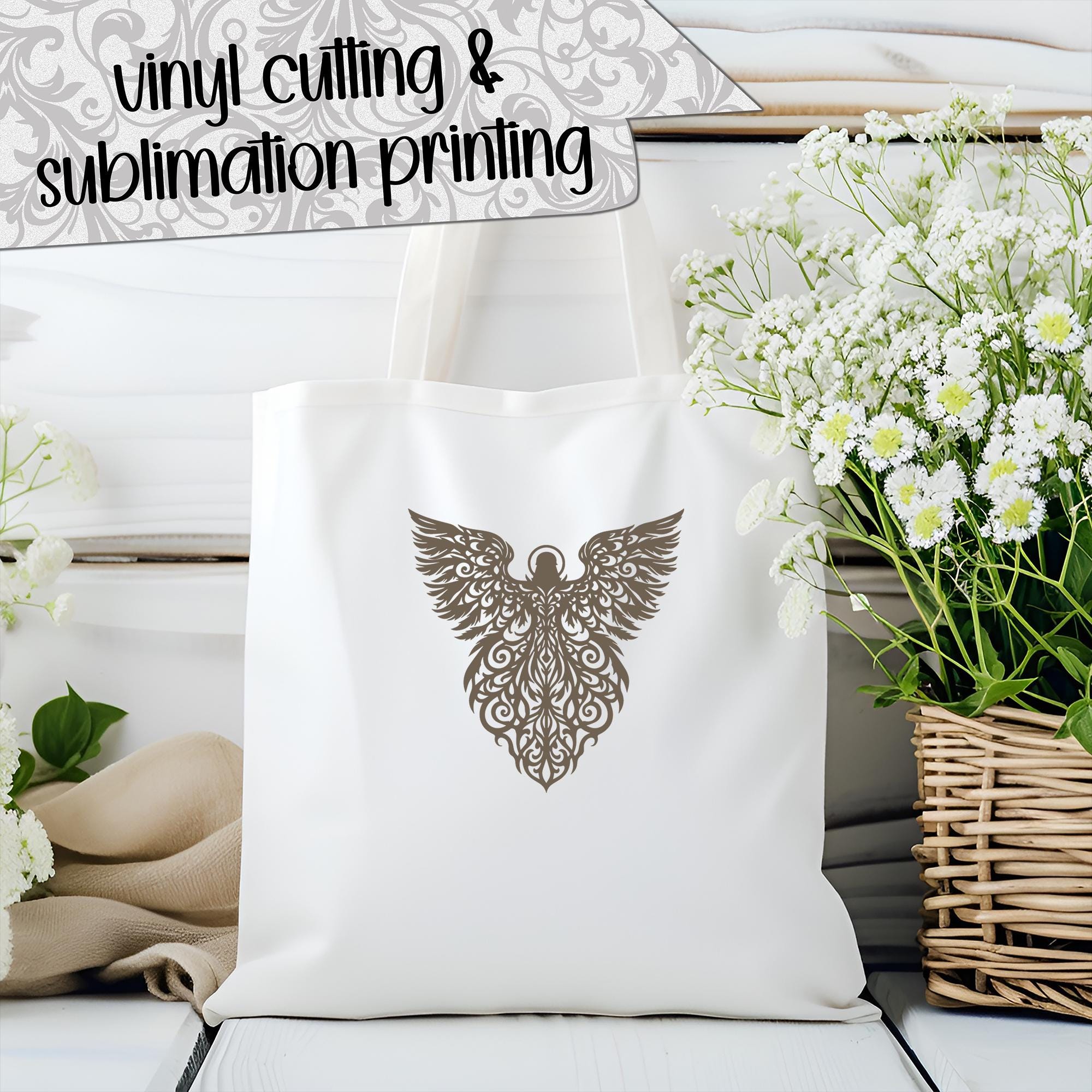 Filigree Angels (more) SVG Cut Files (svg Dxf Png Eps Jpeg) Silhouette ...