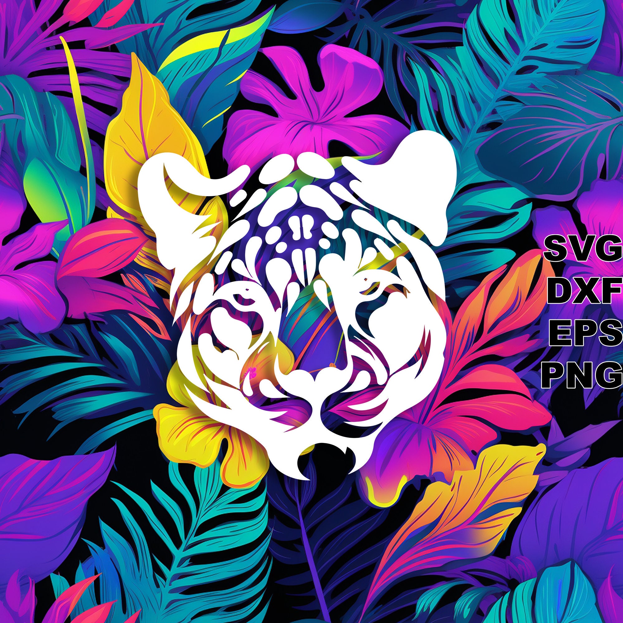 Jaguar SVG Cut Files svg Dxf Png Eps Vinyl and Paper Cut, CNC, Laser ...