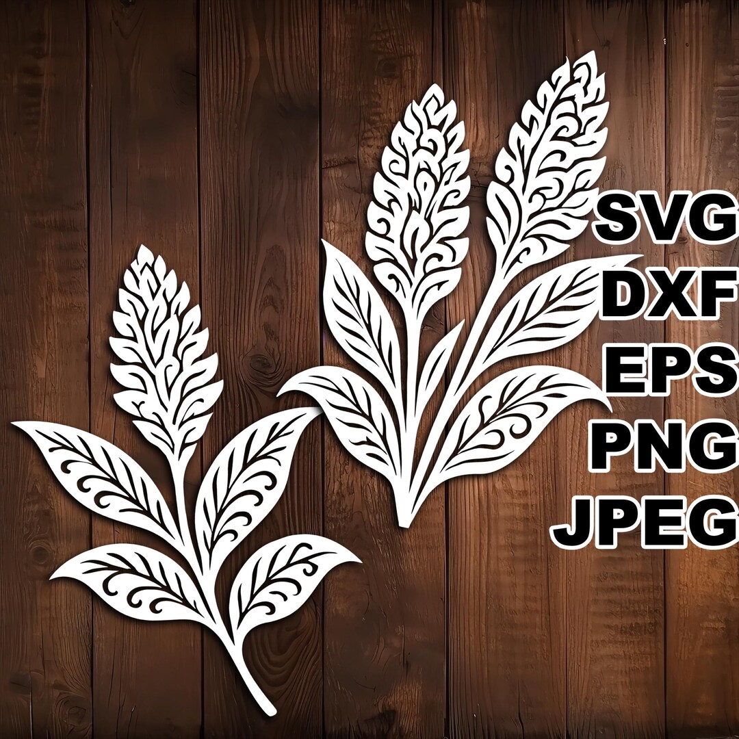 Filigree Ginger SVG Cut Files (svg Dxf Png Eps Jpeg) Silhouette ...