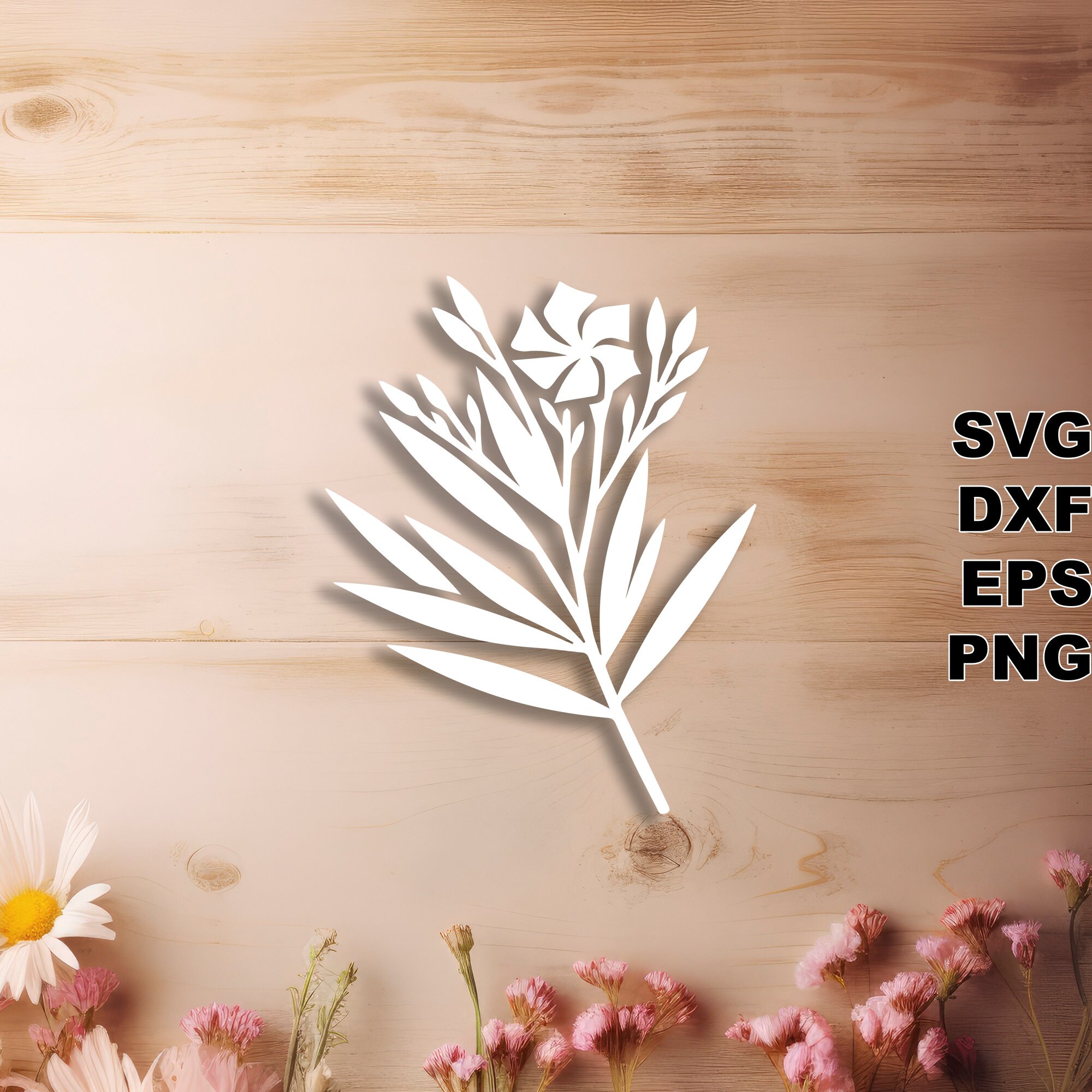 Spanish Flora SVG Cut Files svg Dxf Png Eps Vinyl and Paper Cut, CNC ...