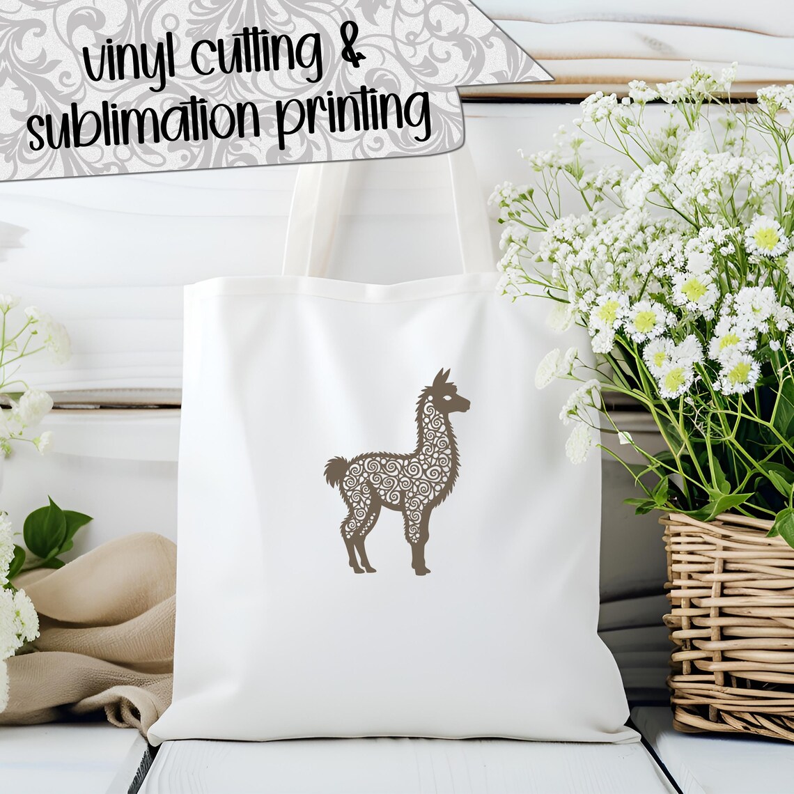 Alpaca SVG Cut Files (svg Dxf Png Eps Jpeg) Silhouette & Cricut ...