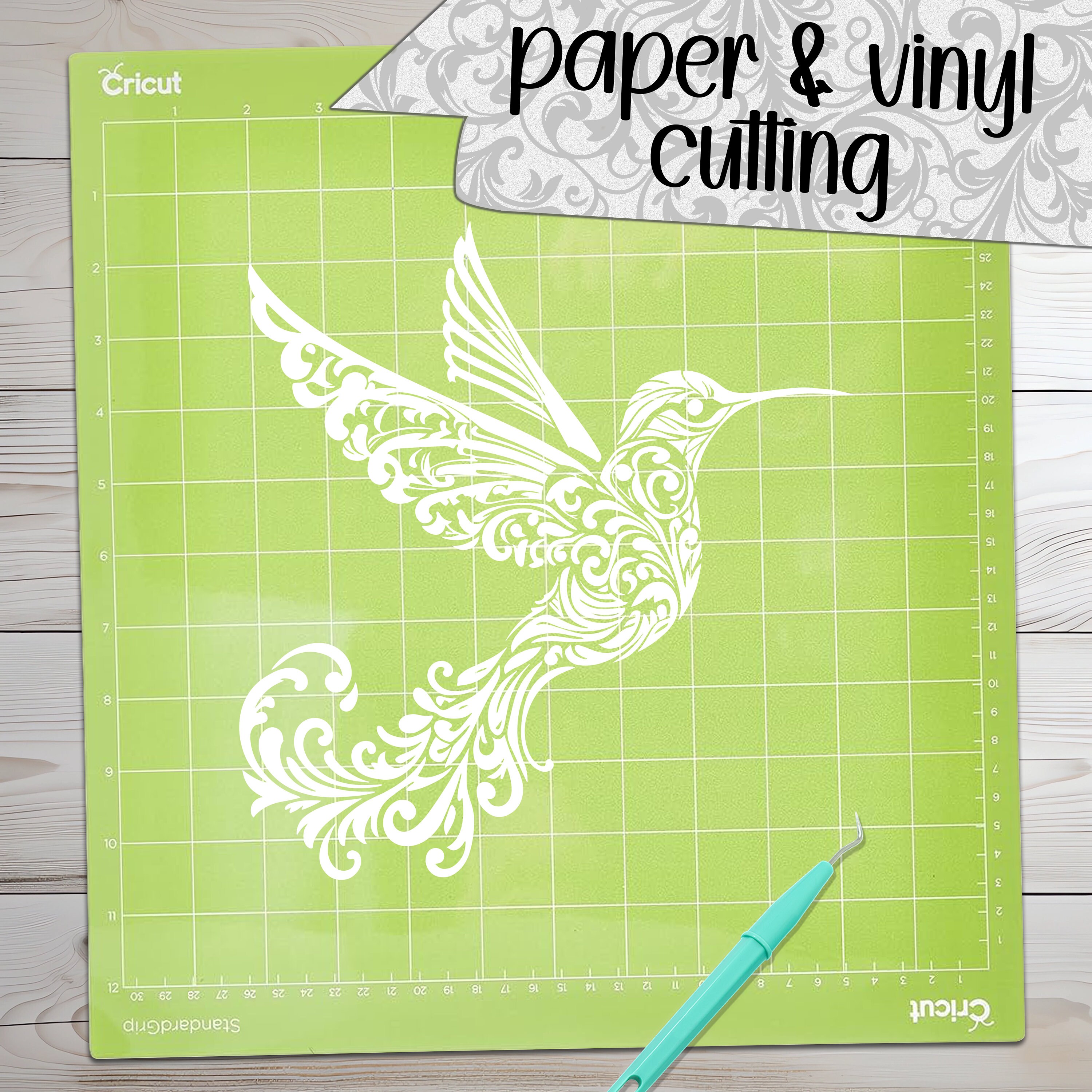 Hummingbird Fancy SVG Cut Files svg Dxf Png Eps Jpg Silhouette & Cricut ...