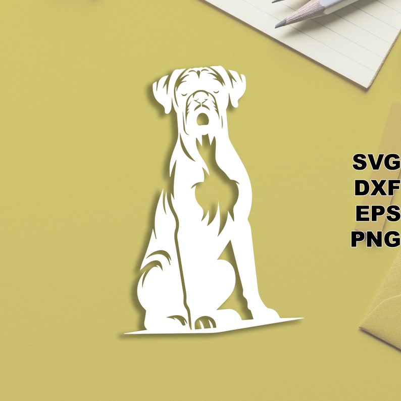 Boxer SVG Cut Files svg Dxf Png Eps Silhouette & Cricut, Digital ...