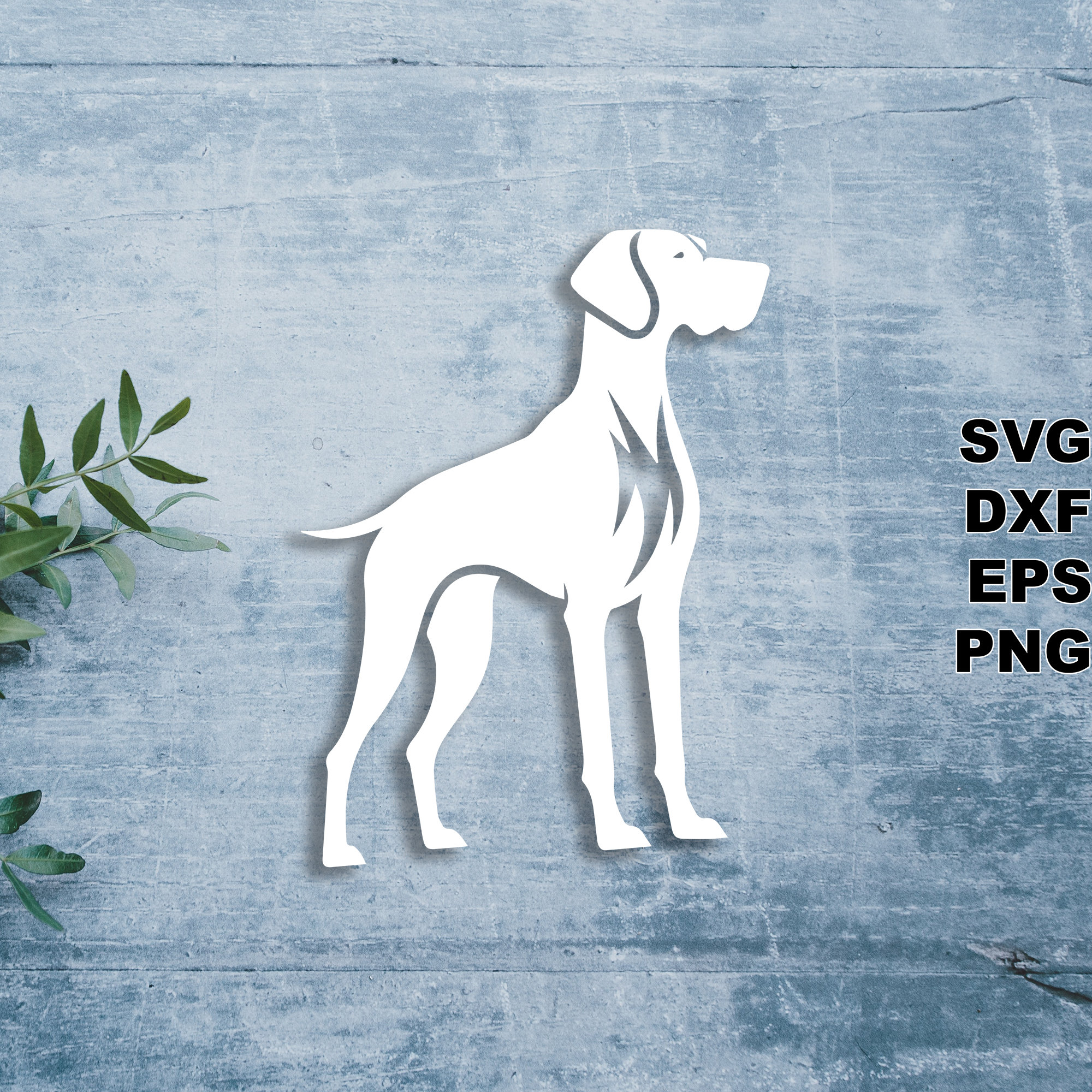 Shorthaired Pointer Dog SVG Cut Files svg Dxf Png Eps Silhouette ...