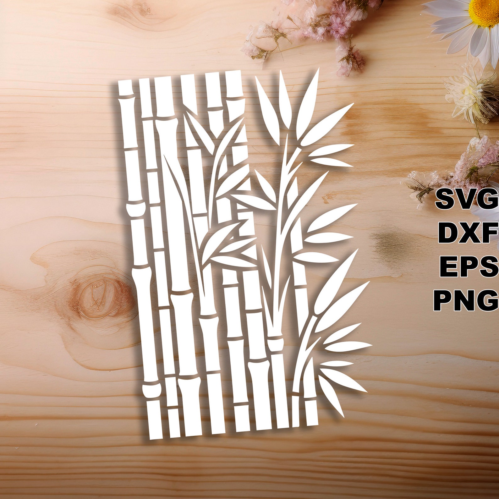 Japanese Flora SVG Cut Files (svg Dxf Png Eps) Vinyl and Paper Cut, CNC ...