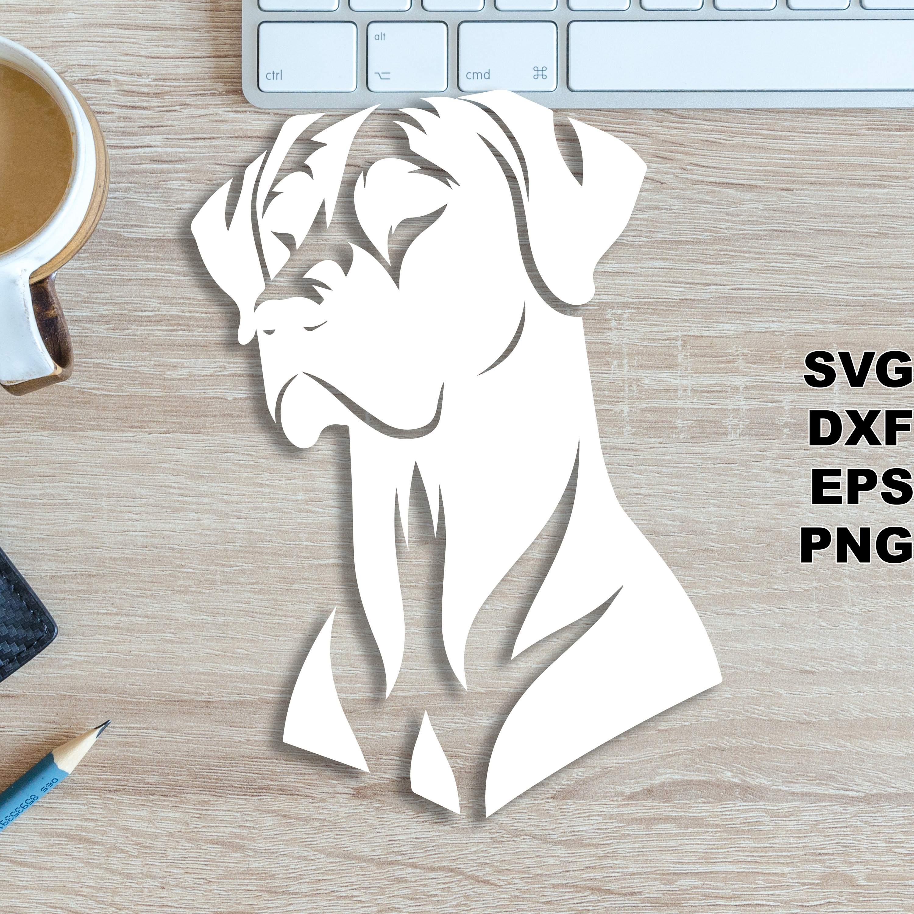Rhodesian Ridgeback SVG Cut Files svg Dxf Png Eps Silhouette & Cricut ...