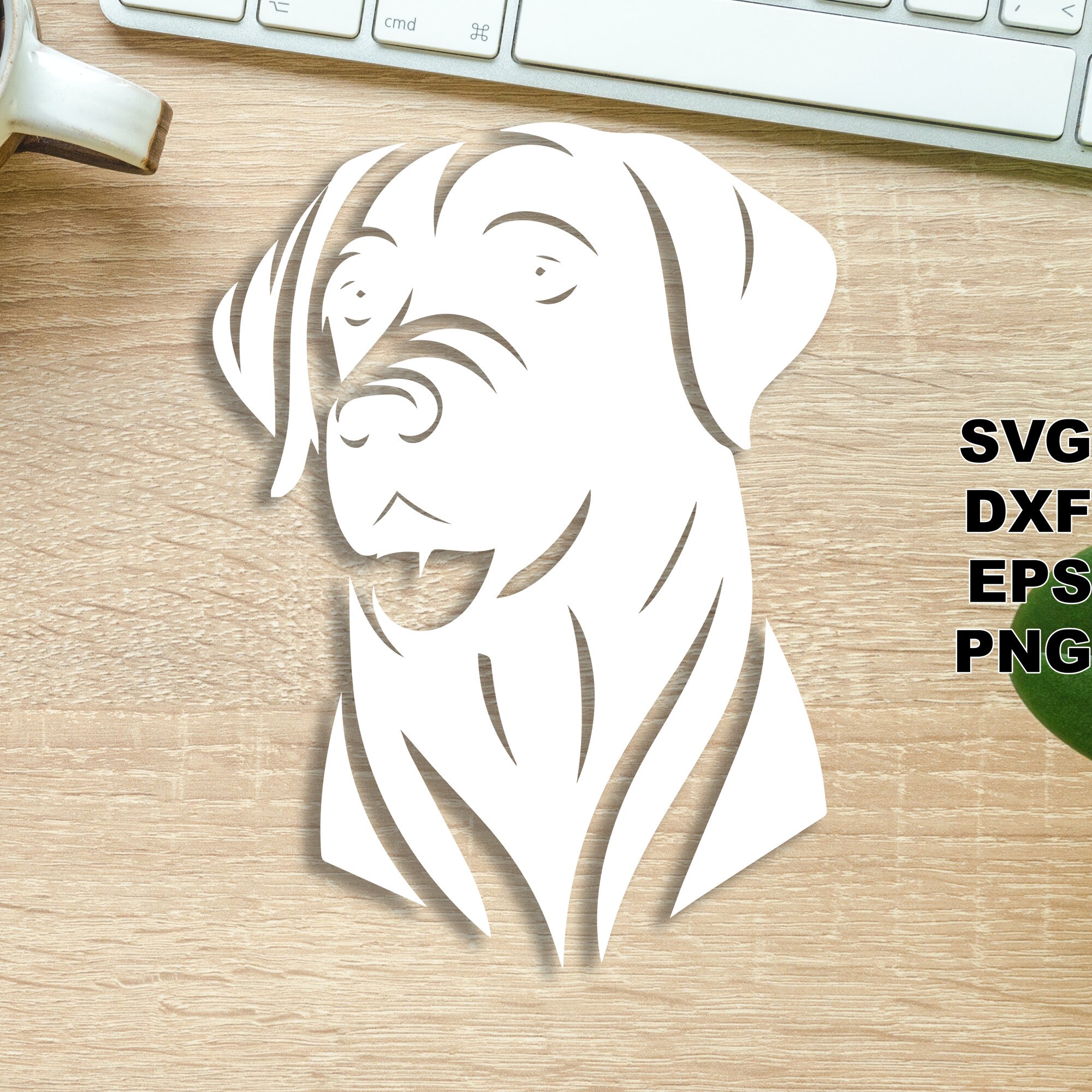 Labrador Retriever SVG Cut Files svg Dxf Png Eps Silhouette & Cricut ...