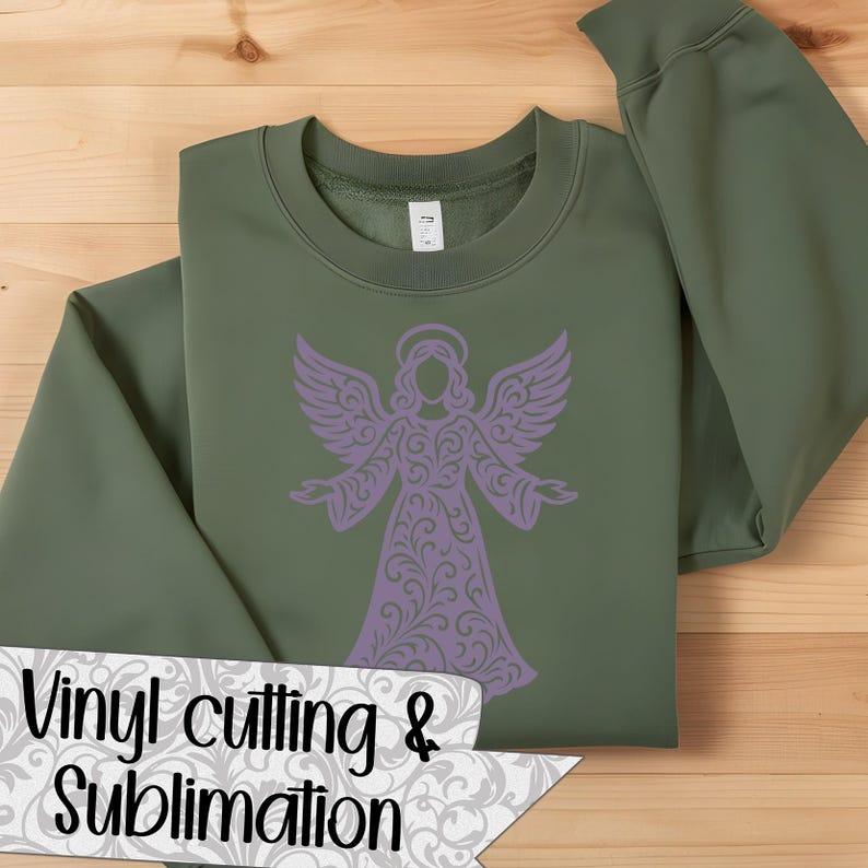 Filigree Angel SVG Cut Files (svg Dxf Png Eps Jpeg) Silhouette & Cricut ...