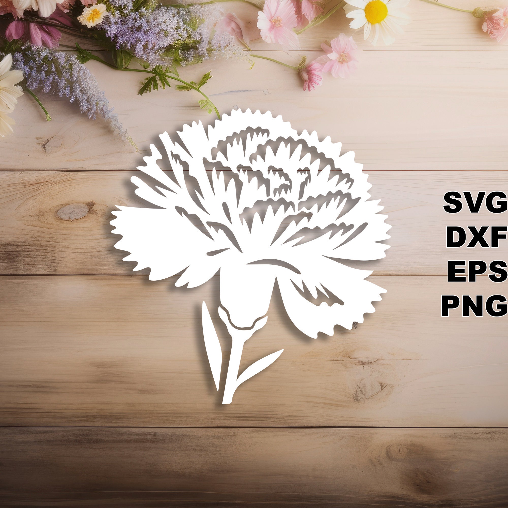 Spanish Flora SVG Cut Files svg Dxf Png Eps Vinyl and Paper Cut, CNC ...