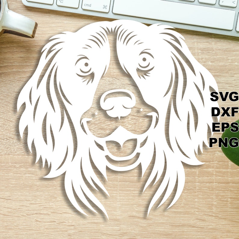 Springer Spaniel SVG Cut Files svg Dxf Png Eps Silhouette & Cricut ...