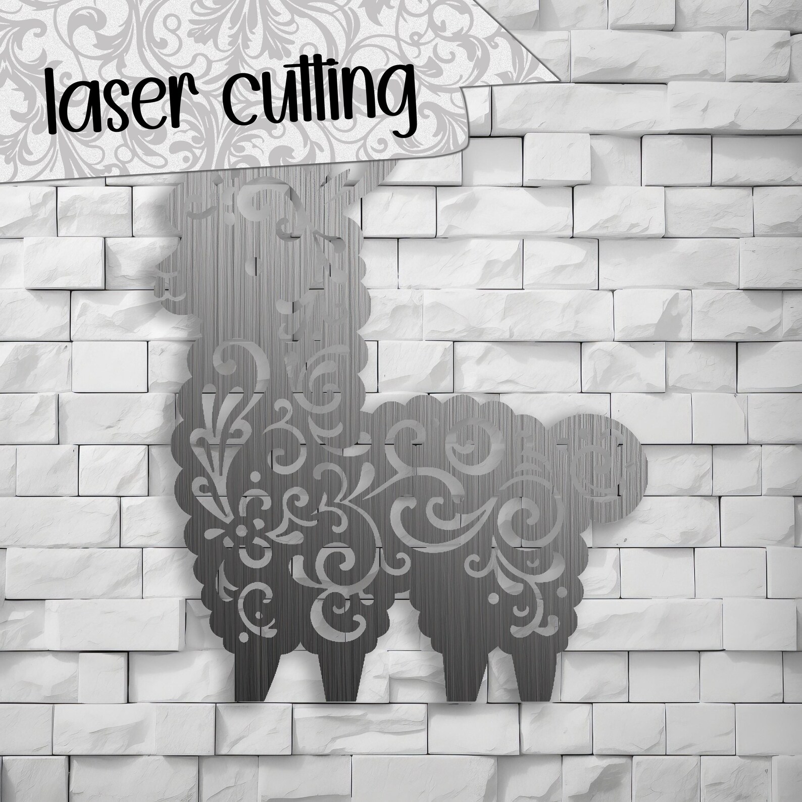 Alpaca SVG Cut Files (svg Dxf Png Eps Jpeg) Silhouette & Cricut ...