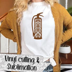 Filigree Fire Extinguisher SVG Cut Files (svg Dxf Png Eps Jpeg ...