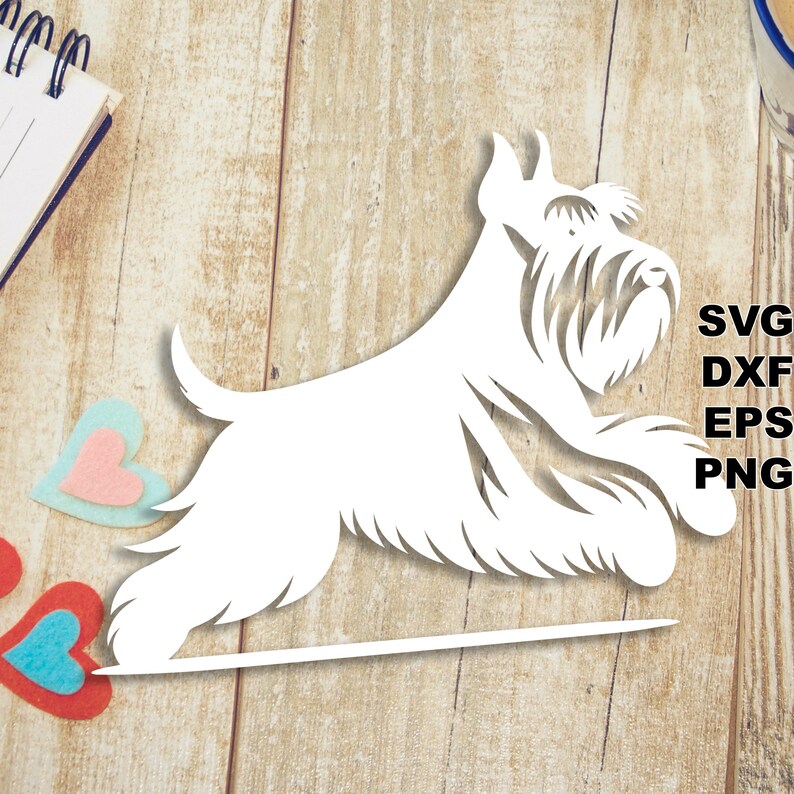 Schnauzer SVG Cut Files (svg Dxf Png Eps) Silhouette & Cricut, Digital ...