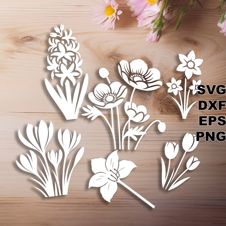 Netherlands Flora SVG Cut Files (svg Dxf Png Eps) Vinyl and Paper Cut ...