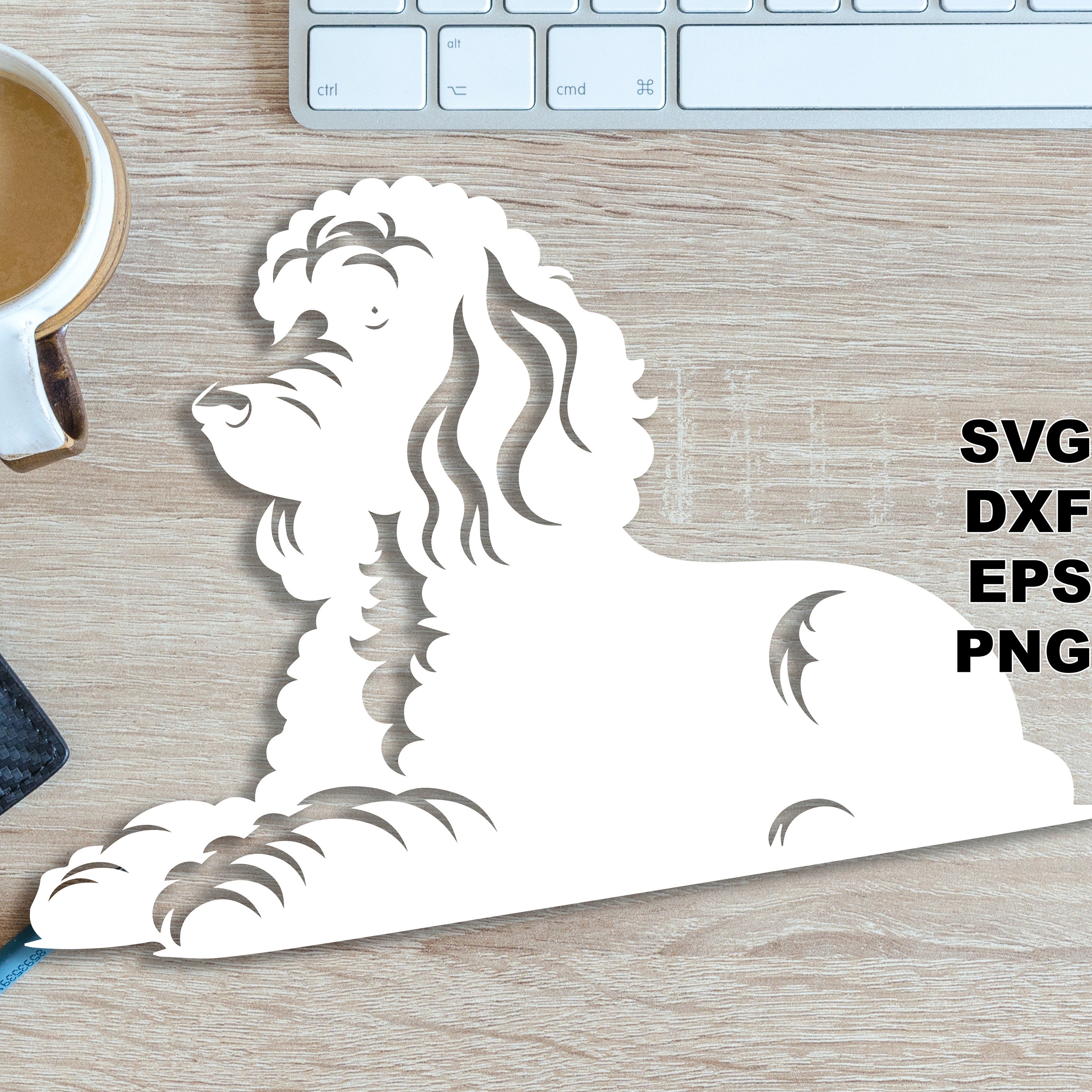 Cockapoo SVG Cut Files svg Dxf Png Eps Silhouette & Cricut, Digital ...