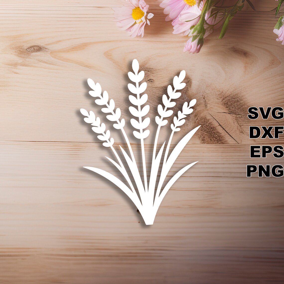 French Flora SVG Cut Files (svg Dxf Png Eps) Vinyl and Paper Cut, CNC ...