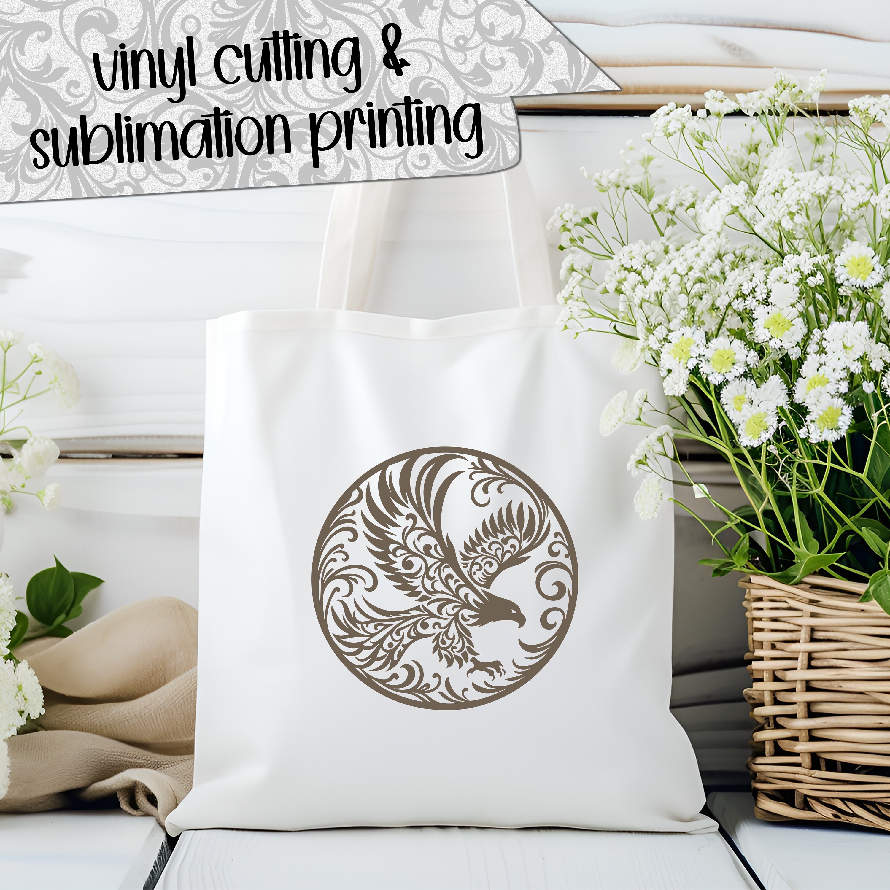 Eagle Fancy SVG Cut Files svg Dxf Png Eps Jpg Silhouette & Cricut ...