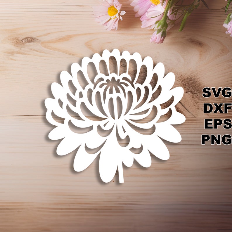 Chinese Flora SVG Cut Files (svg Dxf Png Eps) Vinyl and Paper Cut, CNC ...