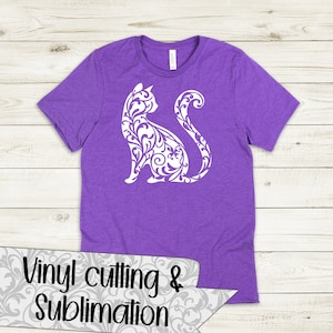 Fanciest Cats SVG Cut Files (svg Dxf Png Eps Jpg) Silhouette & Cricut ...