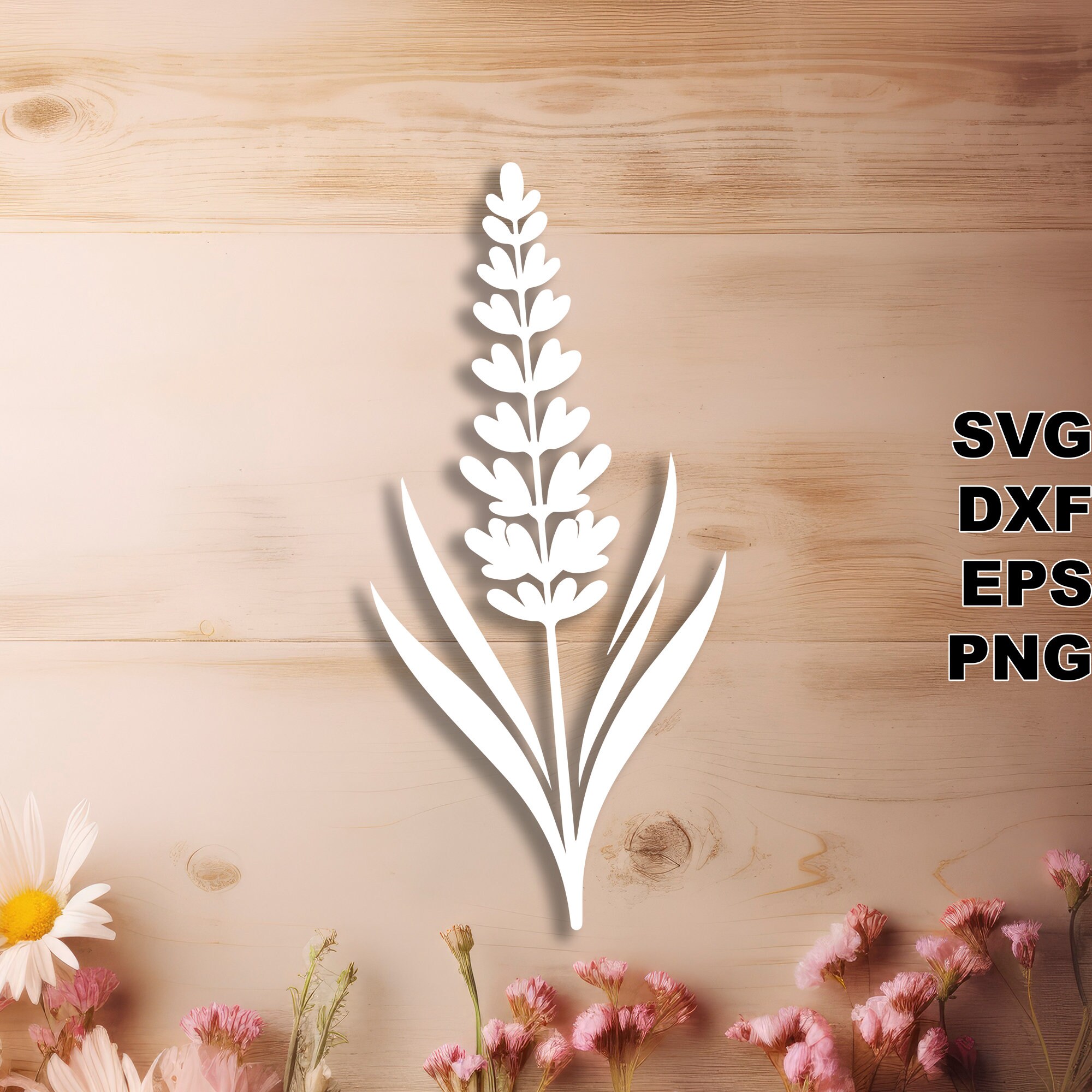 French Flora SVG Cut Files (svg Dxf Png Eps) Vinyl and Paper Cut, CNC ...