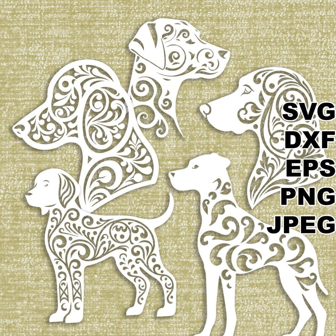 Shorthaired Pointer Fancy SVG Cut Files svg Dxf Png Eps Jpeg Silhouette ...