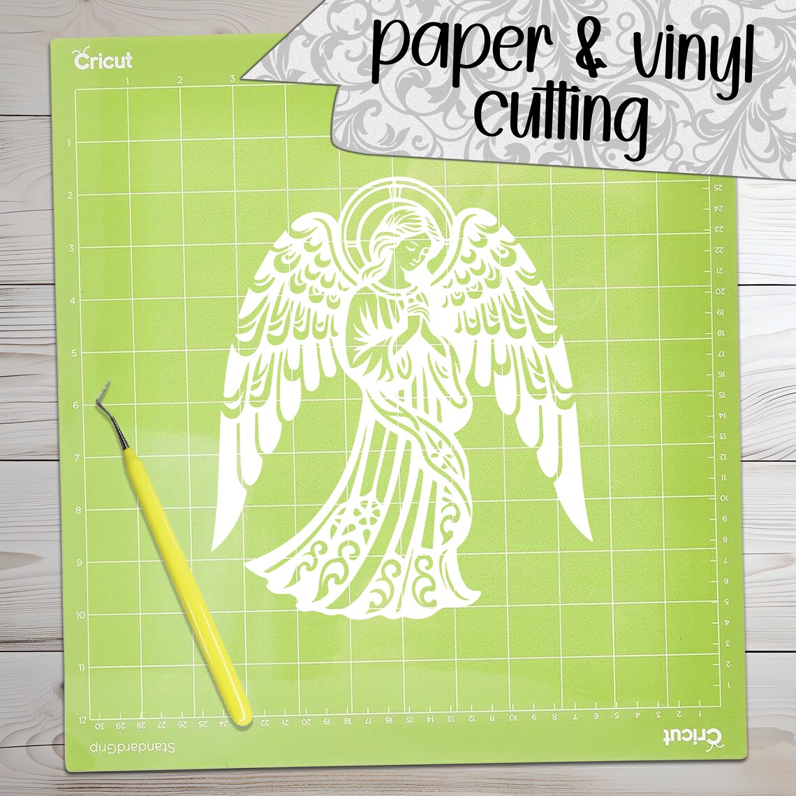 Angels SVG Cut Files svg Dxf Png Eps Silhouette & Cricut, Digital ...