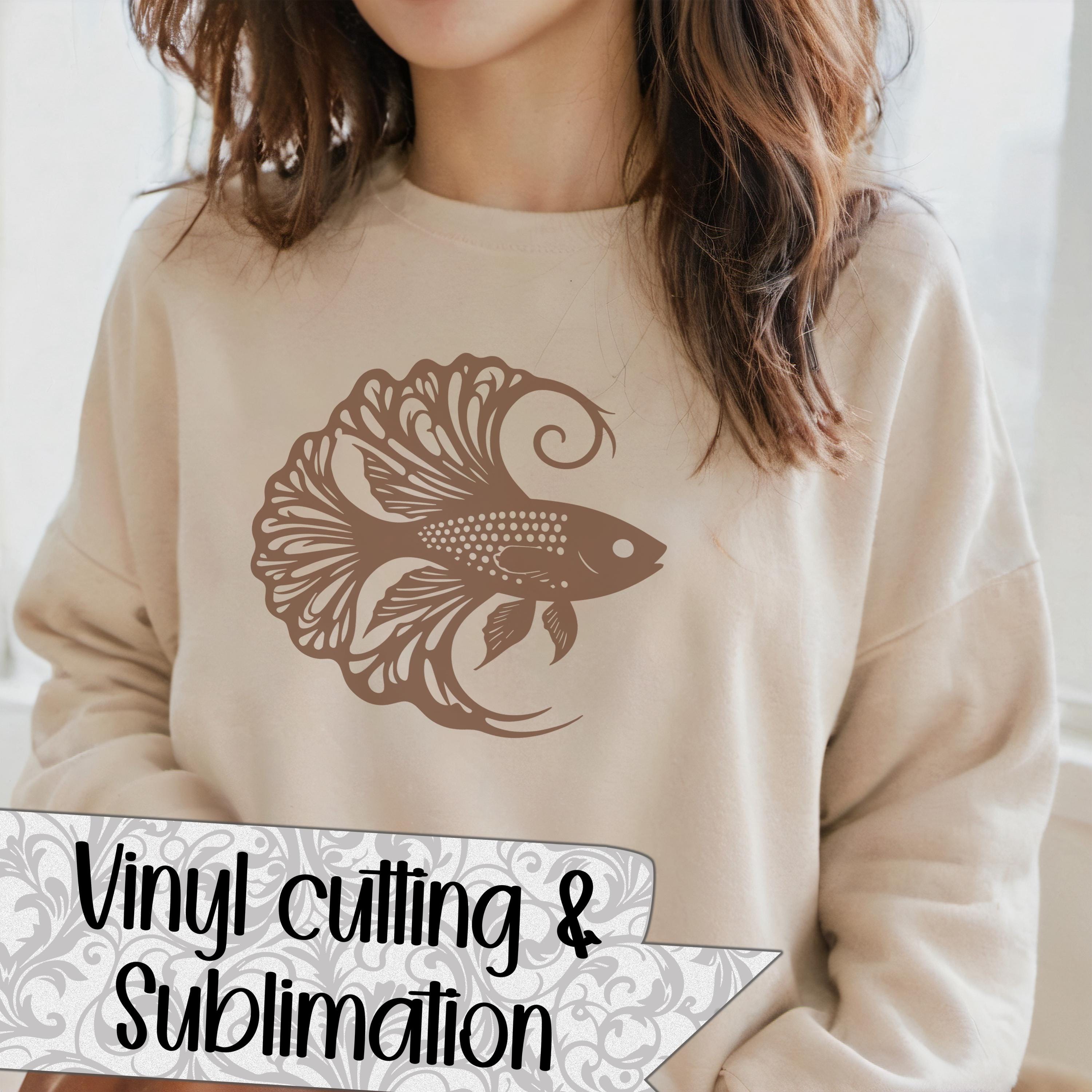 Filigree Beta Fish SVG Cut Files (svg Dxf Png Eps Jpeg) Silhouette ...
