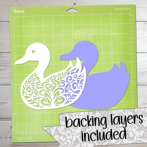 Filigree Ducks SVG Cut Files (svg Dxf Png Eps Jpeg) Silhouette & Cricut ...