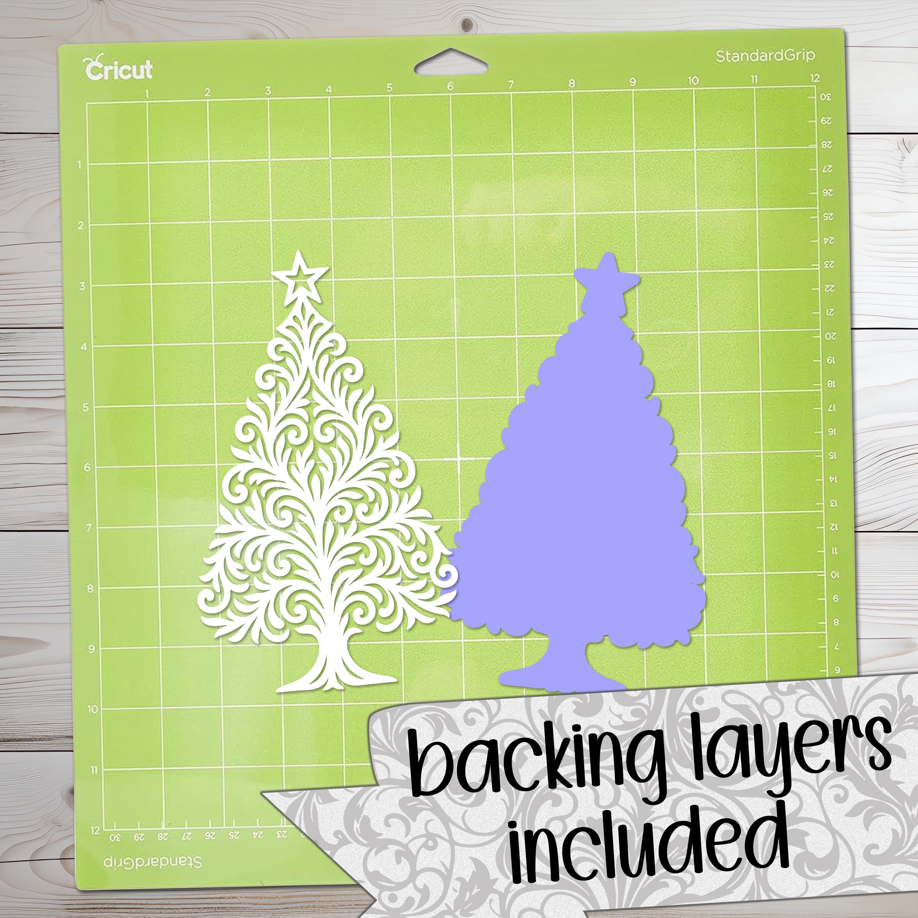 Filigree Christmas Trees SVG Cut Files (svg Dxf Png Eps Jpeg ...