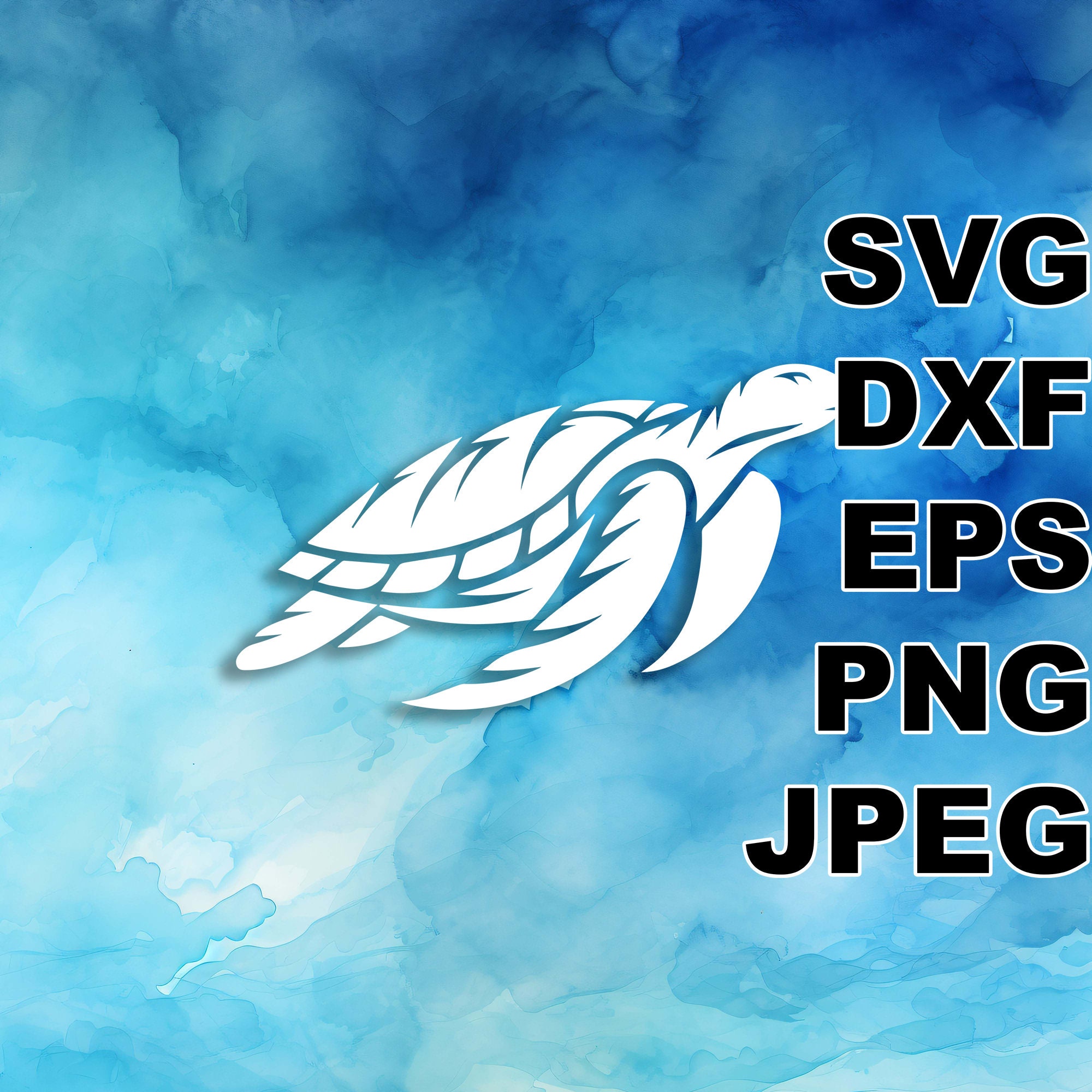 Sea Turtle SVG Cut Files svg Dxf Png Eps Jpeg Vinyl and Paper Cut, CNC ...