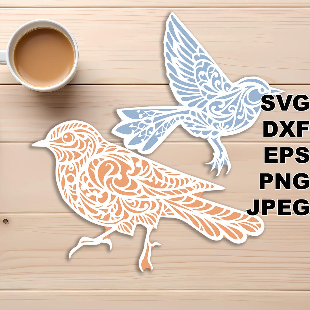 Eastern Bluebird SVG Cut Files (svg Dxf Png Eps Jpeg) Silhouette ...