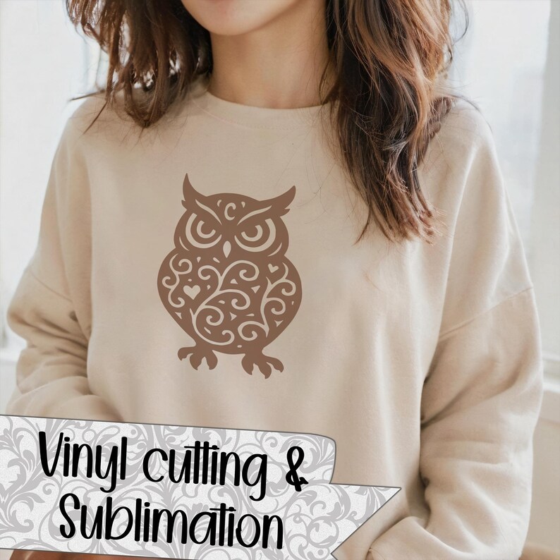 Lovely Owl SVG Cut Files (svg Dxf Png Eps Jpeg) Silhouette & Cricut ...