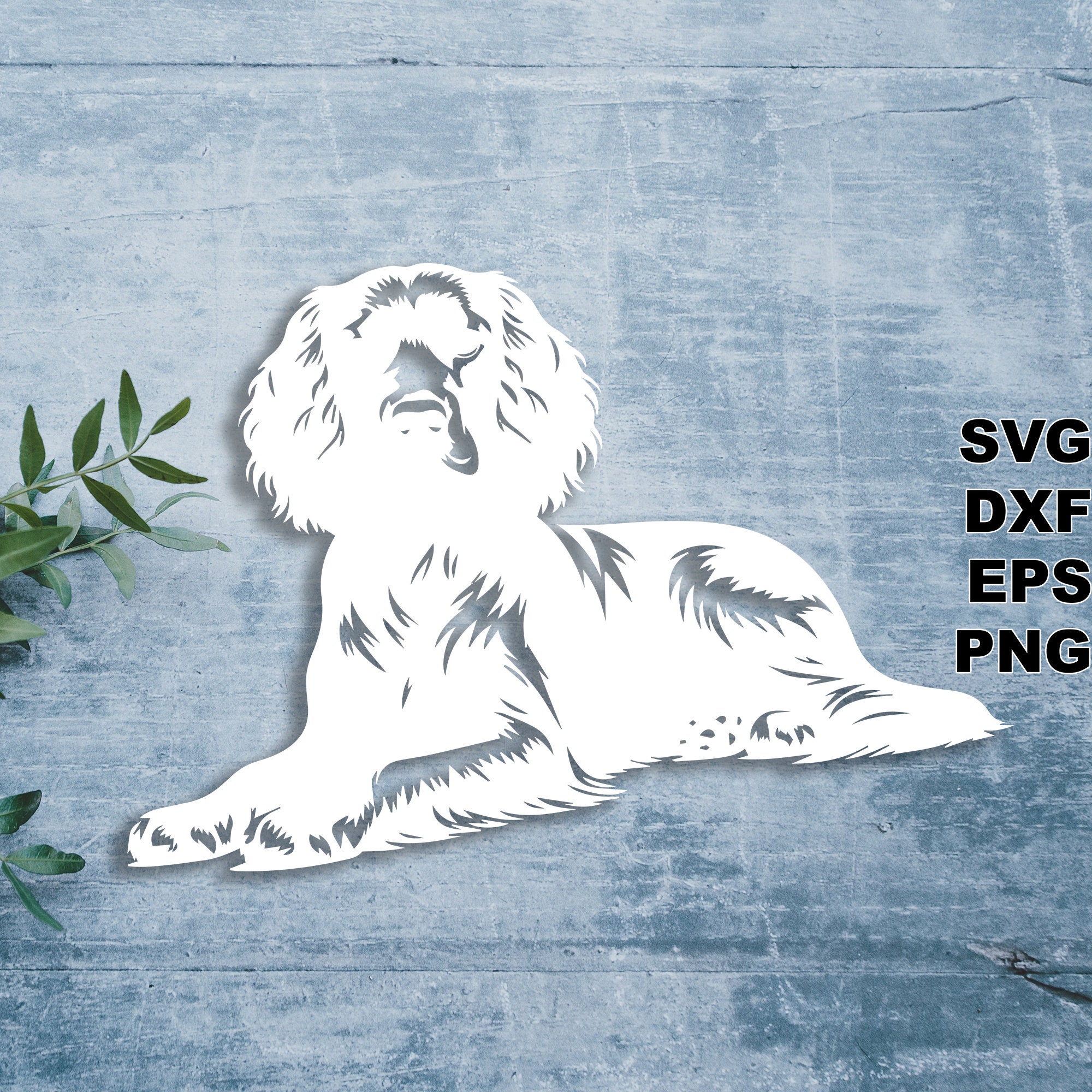 Boykin Spaniel SVG Cut Files svg Dxf Png Eps Silhouette & Cricut ...