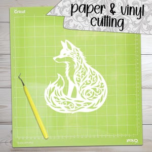 Filigree Fox SVG Cut Files (svg Dxf Png Eps Jpeg) Silhouette & Cricut ...