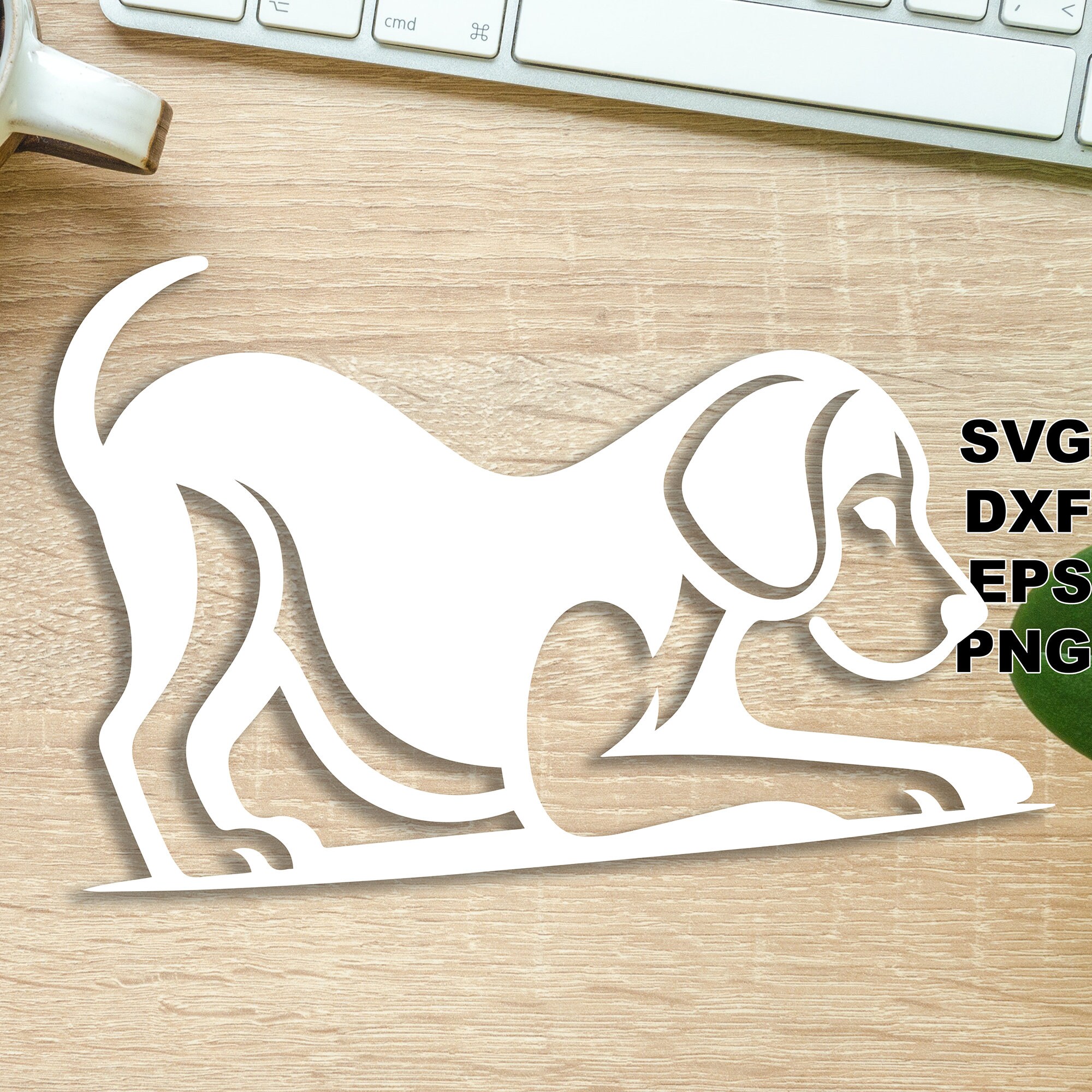 Beagle SVG Cut Files svg Dxf Png Eps Silhouette & Cricut, Digital ...